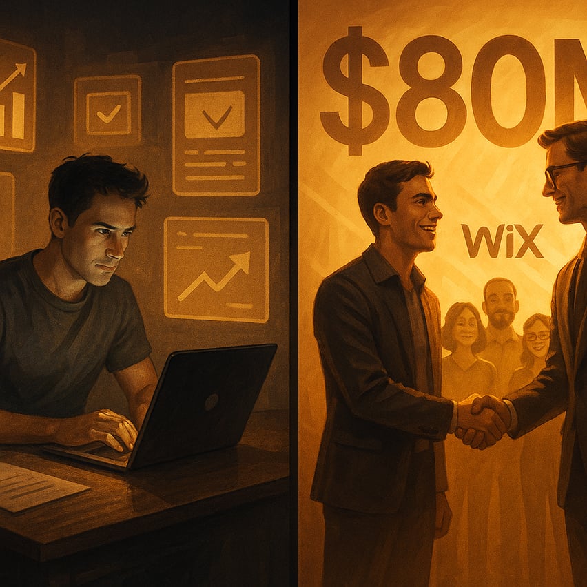 How Solo Founder of Base 44 Sold His AI Startup for $80M in 6 Months